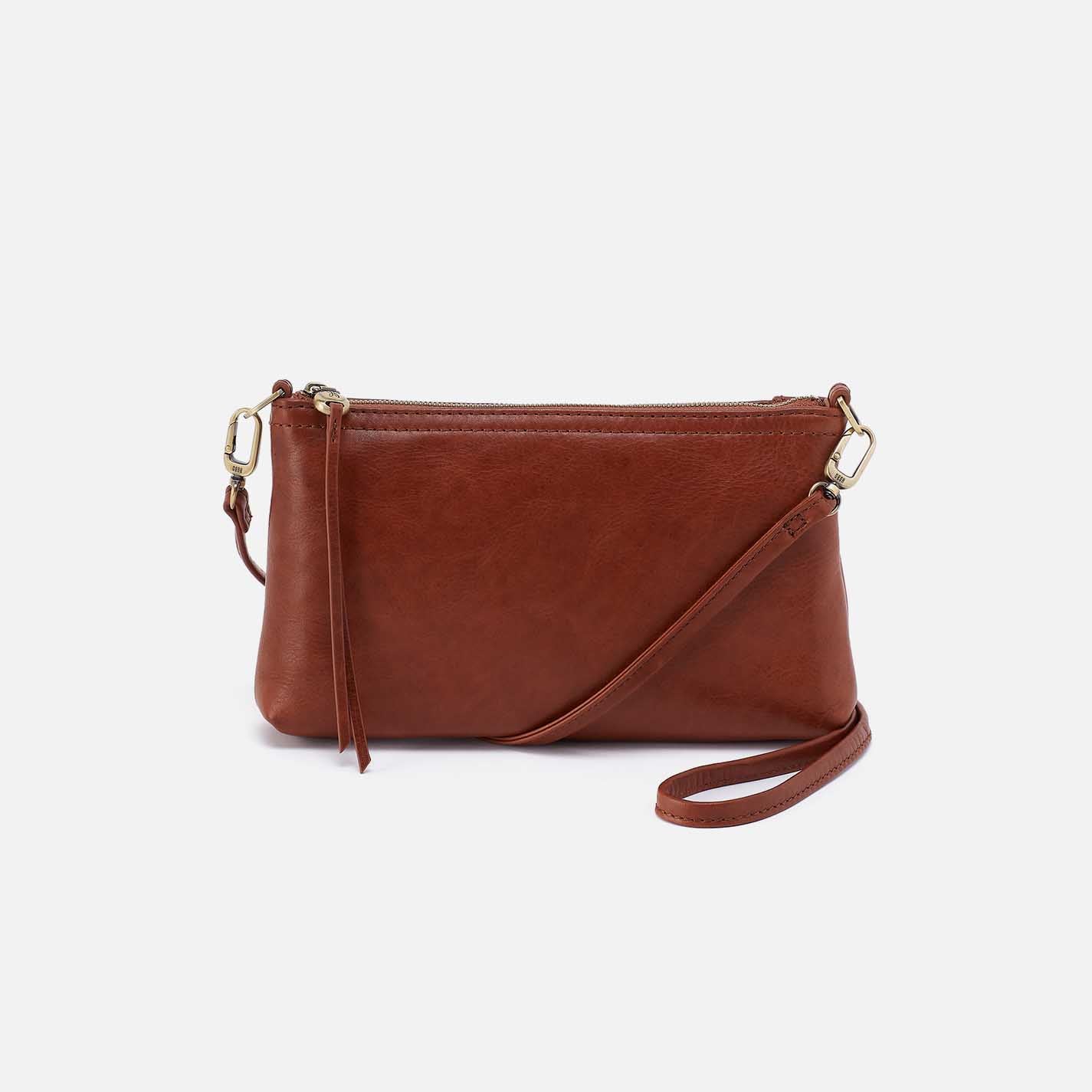Darcy Crossbody in Patina Leather - Pecan Ridge – HOBO