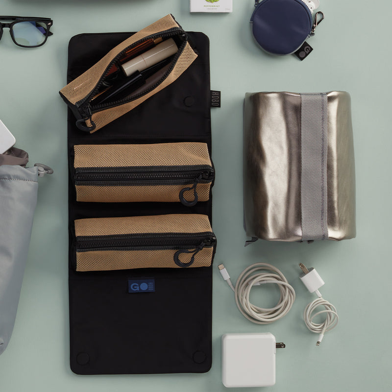 ROLL MODEL Kit in EverShine nylon - Coffee Gold Metallic – HOBO