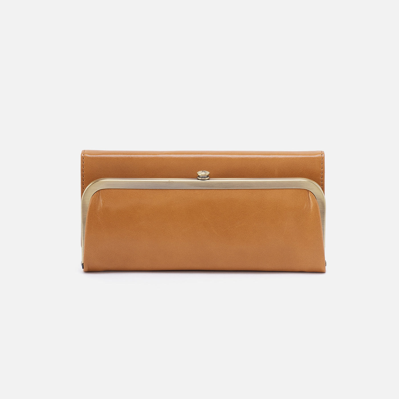 Rachel Continental Wallet In Polished Leather - Natural – HOBO