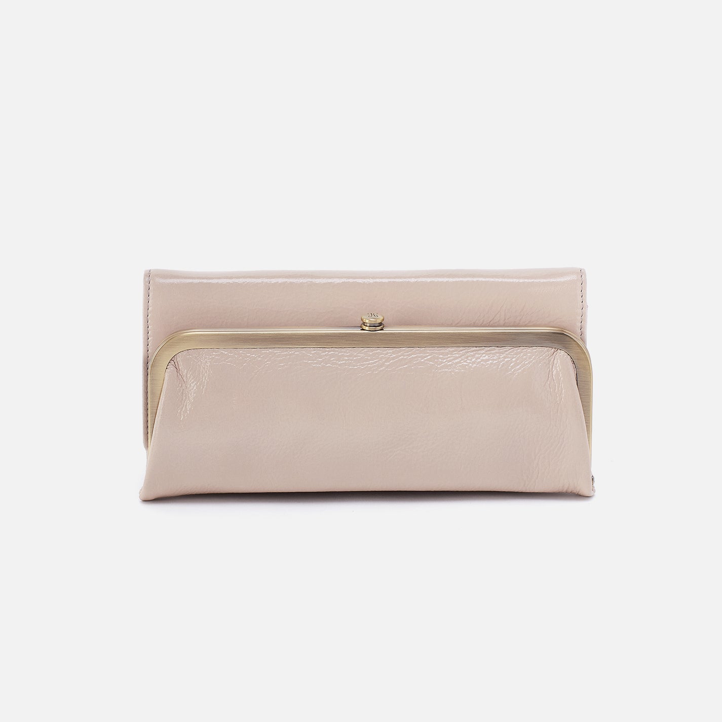 Rachel Continental Wallet In Gloss Leather - Stone Gloss – HOBO