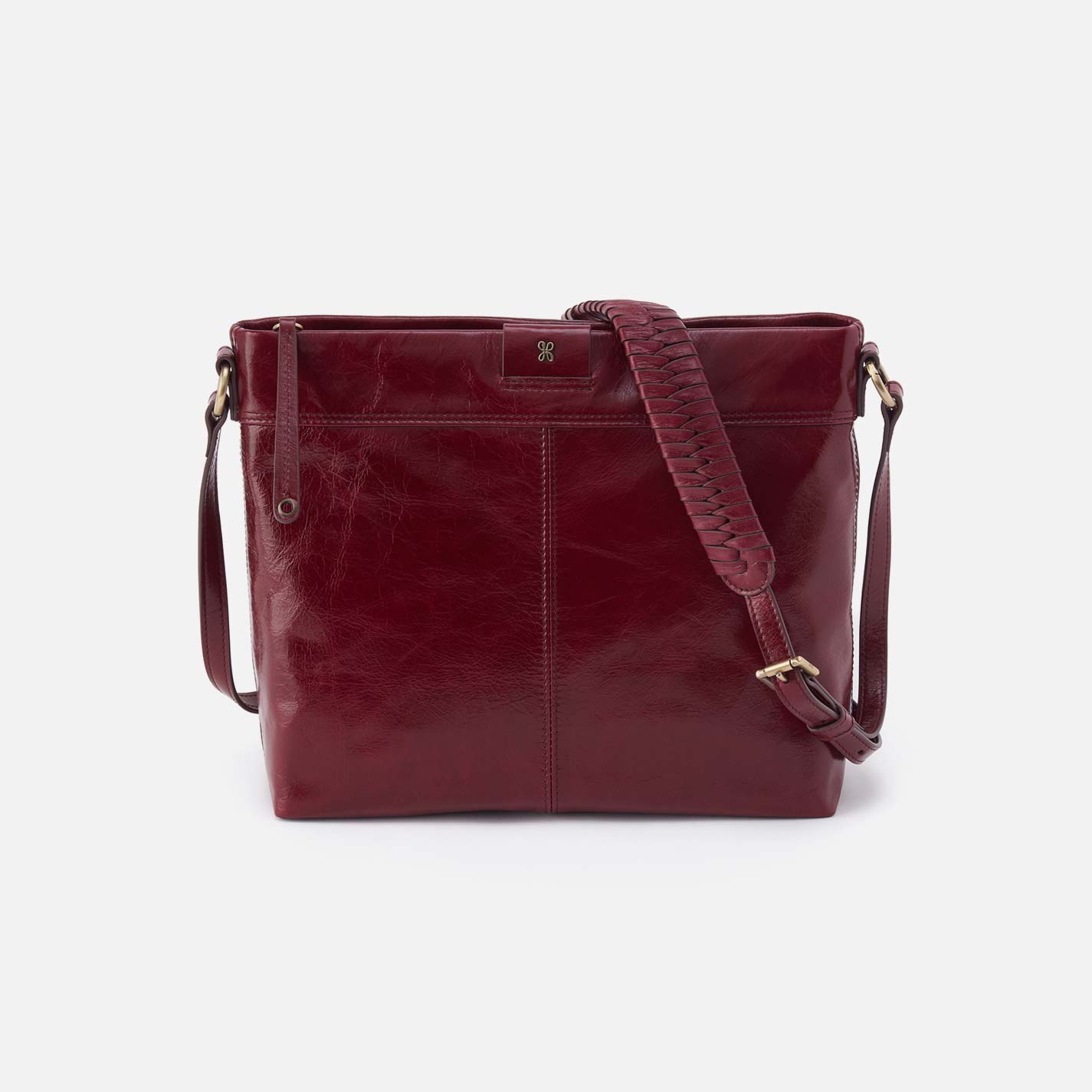 Romy Medium Crossbody in Polished Leather - Saddleberry – HOBO